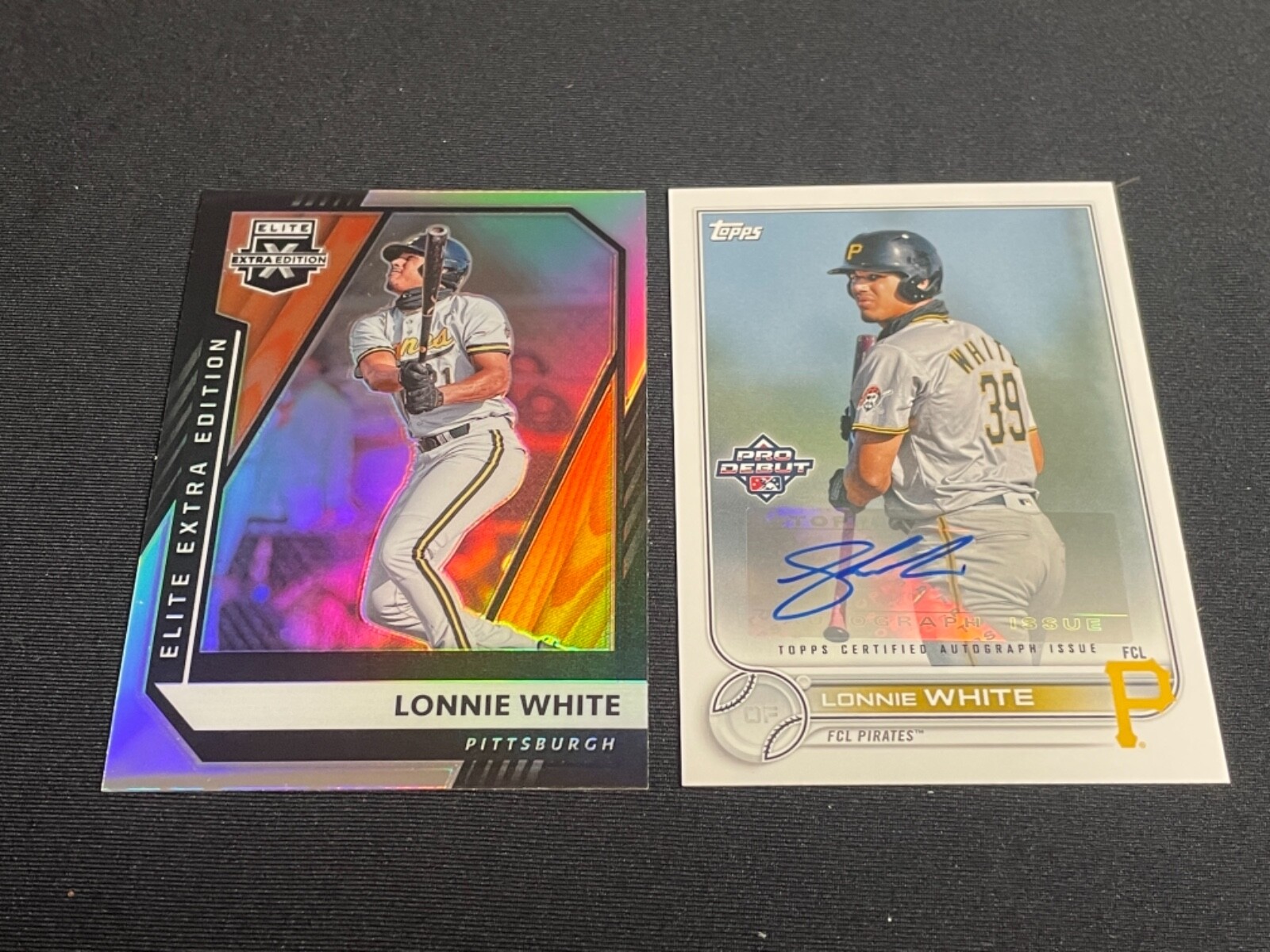 2022 Topps Pro Debut Lonnie White PROSPECT AUTO + EEE SILVER PRIZM OF ...