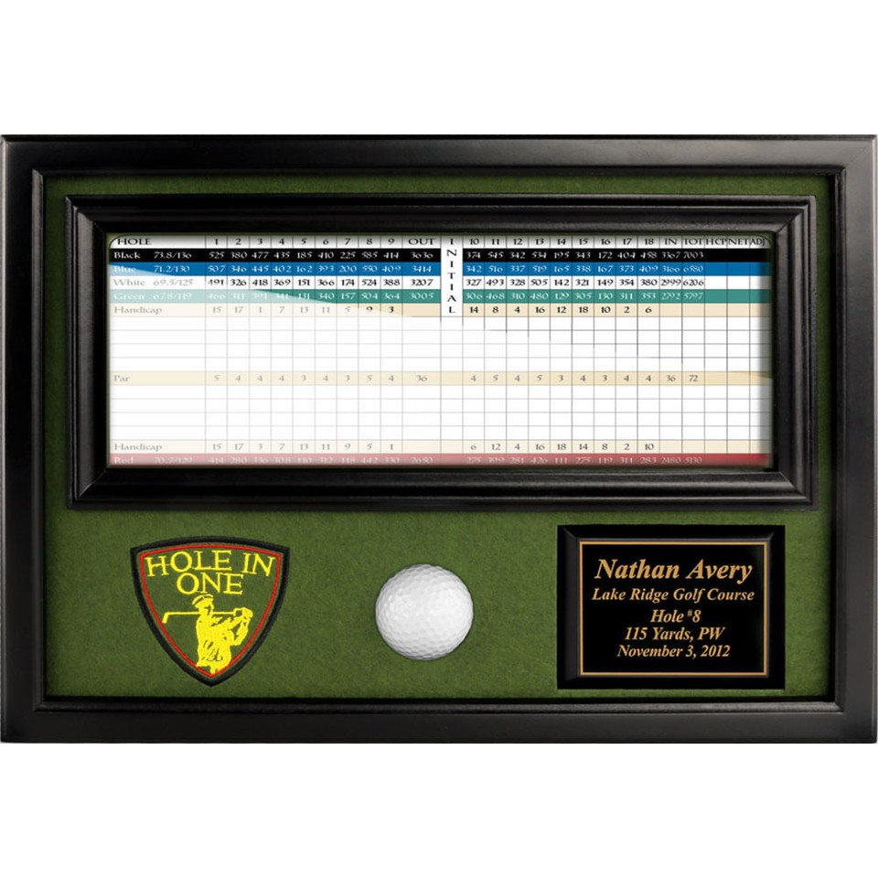 ProActive Sports Hole in One Ball and Scorecard Display | eBay