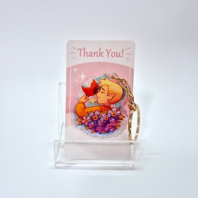 The Owl House Hunter and Flapjack Hologram rainbow keychain | eBay