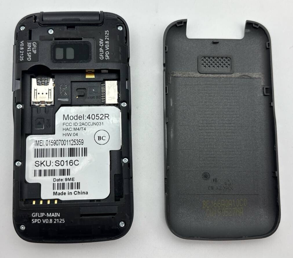 Alcatel Smartflip 4052R Phone Flip AT&T 4G Clamshell Seniors BIG ...