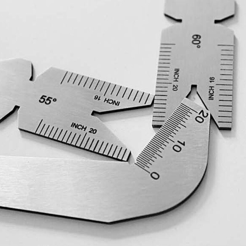 55 60 Degree Drill Bit Angles Gages Grinding Center Gauges Sharpening ...