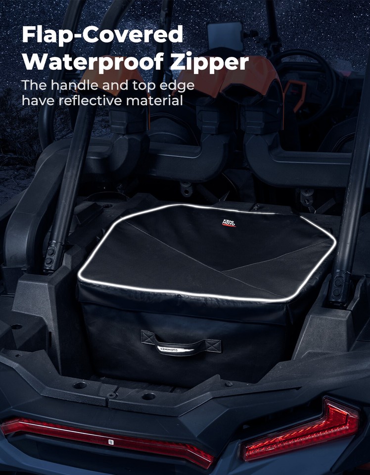 65L Leakproof Ice Cooler Bag Storage Bag For Polaris RZR XP 1000/4 RZR ...