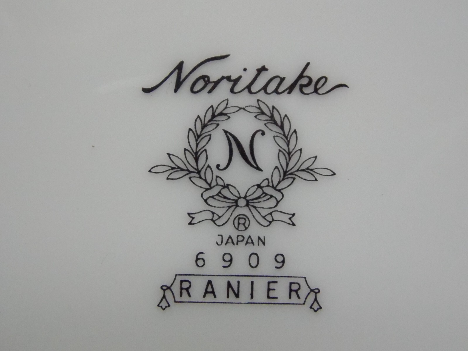 Noritake Two Cup & Saucer Sets ~ RANIER~ Platinum Edge - Pattern# 6909 | eBay