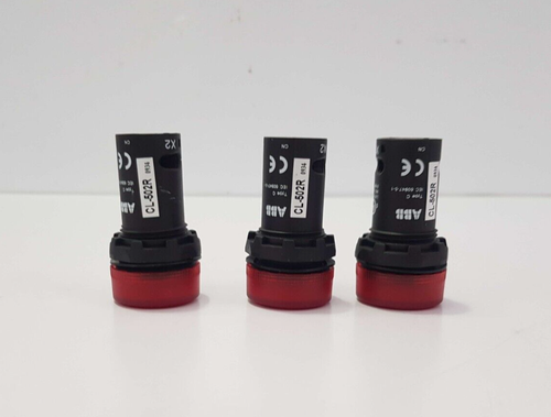 ABB CL-502R PILOT LIGHT RED - LOT OF 3 | eBay Australia