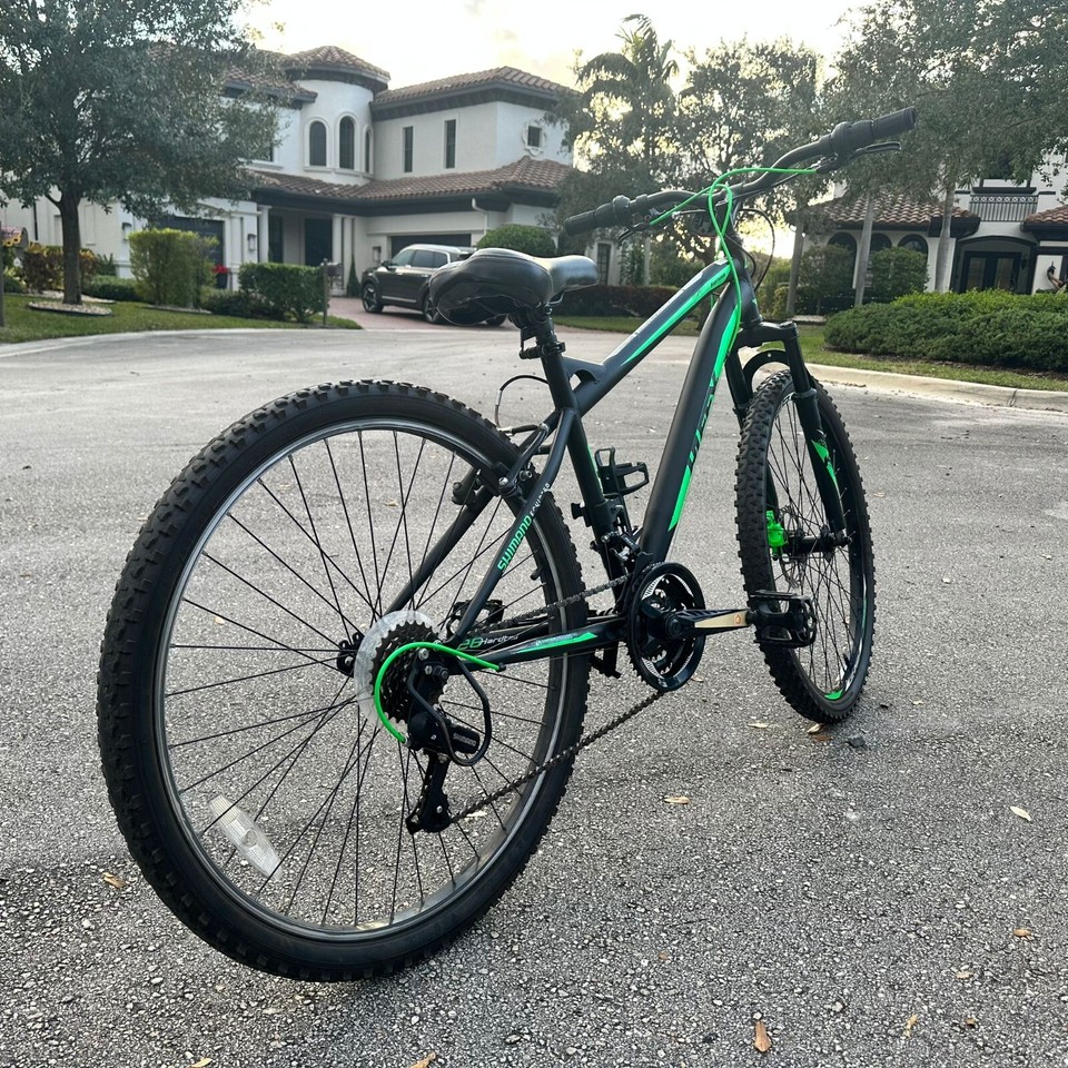 Huffy Nighthawk, Green and Black, Mountain Bike for Adults | eBay