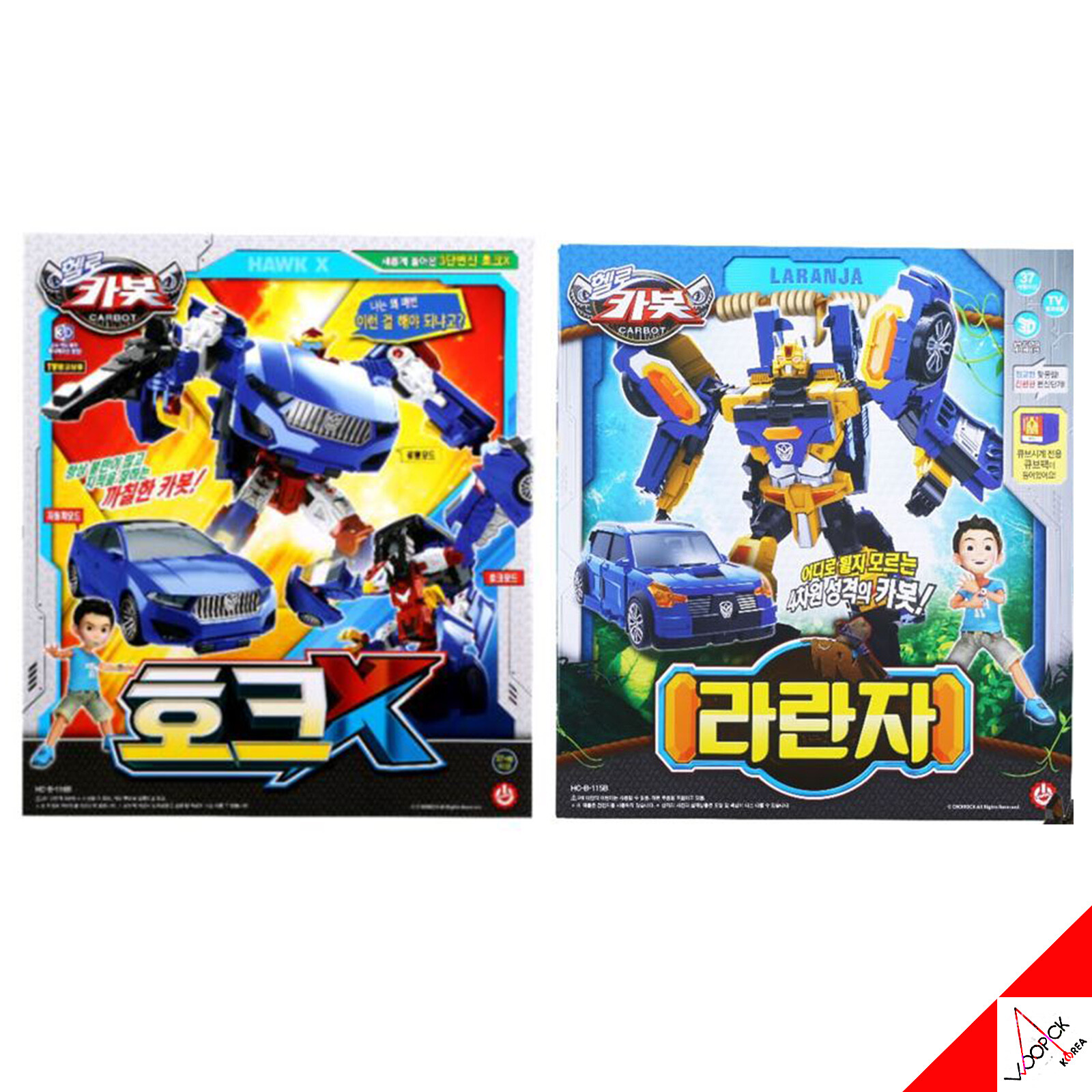 Hello Carbot HAWK X & LARANJA Set Transformer Car Robot Figure Toy 2022 ...