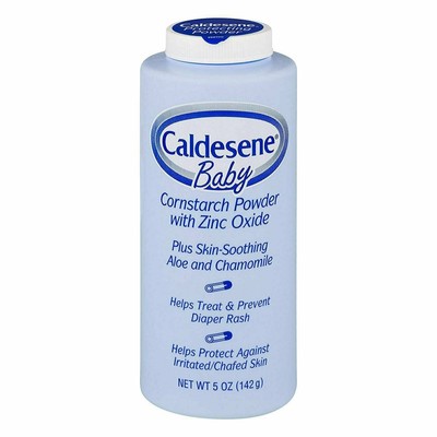 Caldesene Baby Cornstarch Powder Zinc Oxide Treat & Prevent Diaper Rash ...