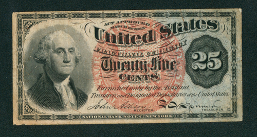 25¢ Cents Fourth Issue U.S. Fractional Currency ** PAPER CURRENCY | eBay