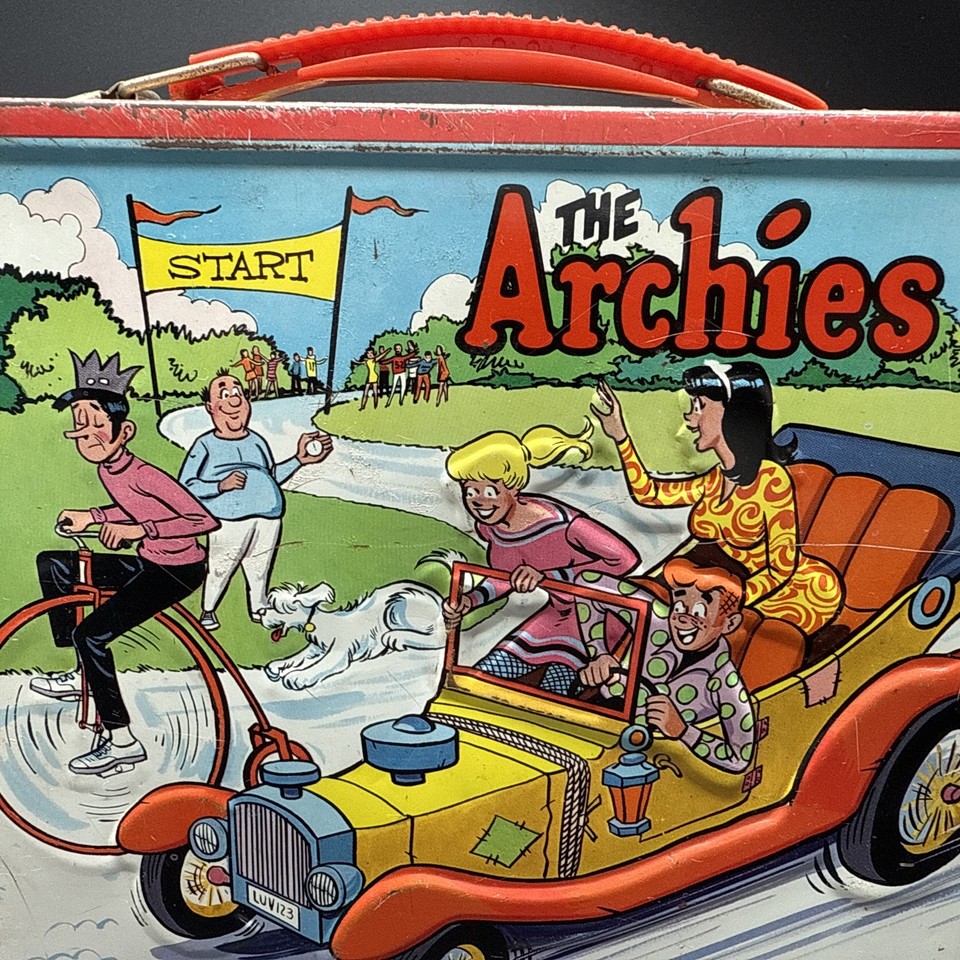 Rare Vintage 1969 The Archies Lunch Box Aladdin Tin Metal Lunch Box-No ...