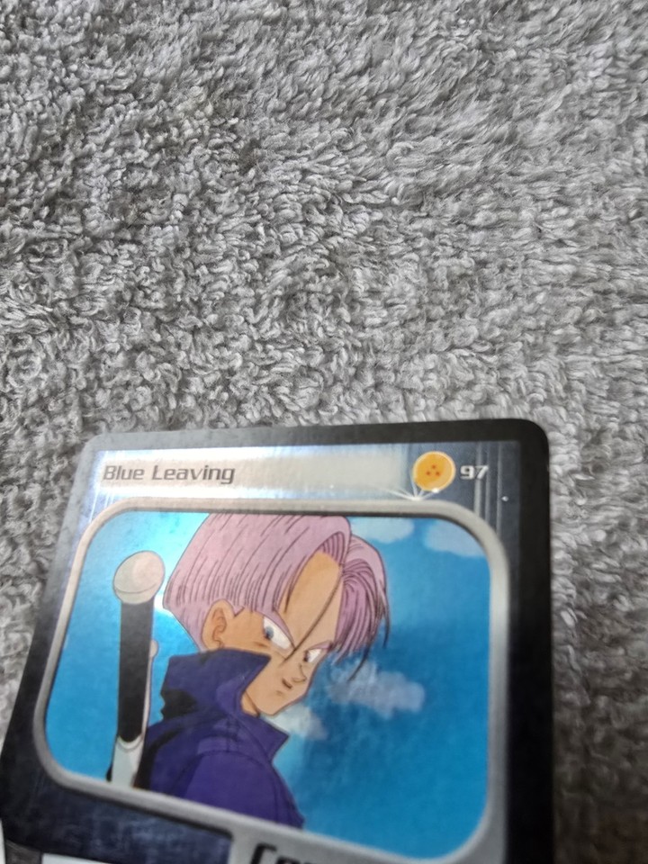 DBZ Dragon Ball Z FOIL Blue Leaving 97 CCG Limited Trunks Saga MP ...