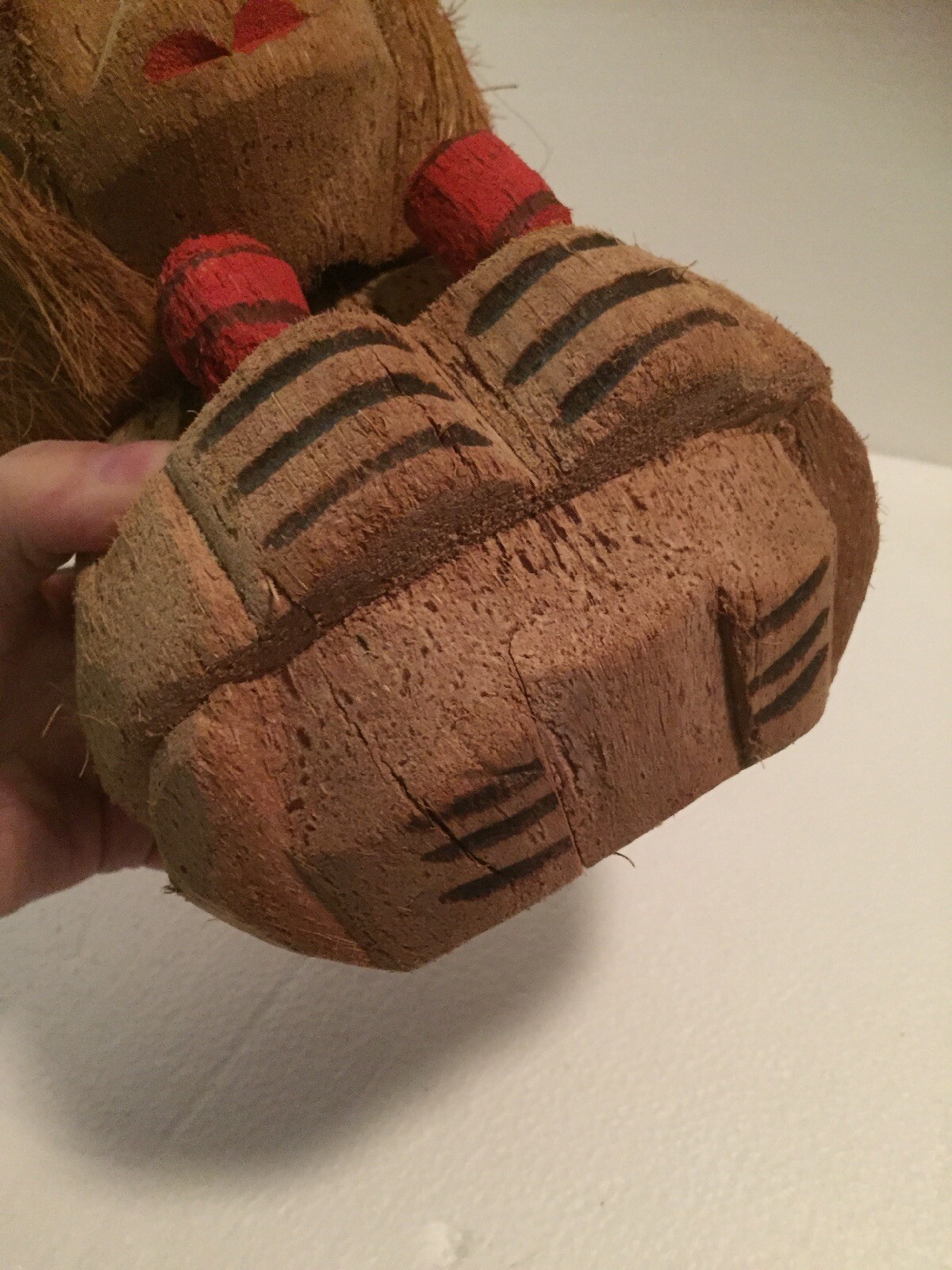 9” Hawaiian Coconut Shell Maraca Woman Musician Tiki Bar Luau Party | eBay