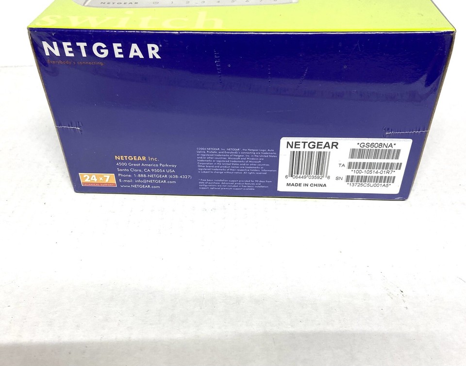 Netgear GS608 8-Port Gigabit Ethernet Network Switch 606449035926 | eBay