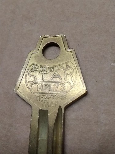 STAR # HPL73 Y152-50-48 770CH AUTO CAR HOUSE Lock Key USA Vintage | eBay