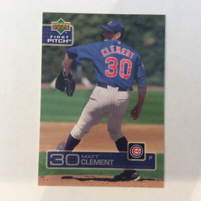 2003 Upper Deck First Pitch #174 Matt Clement Chicago Cubs | eBay