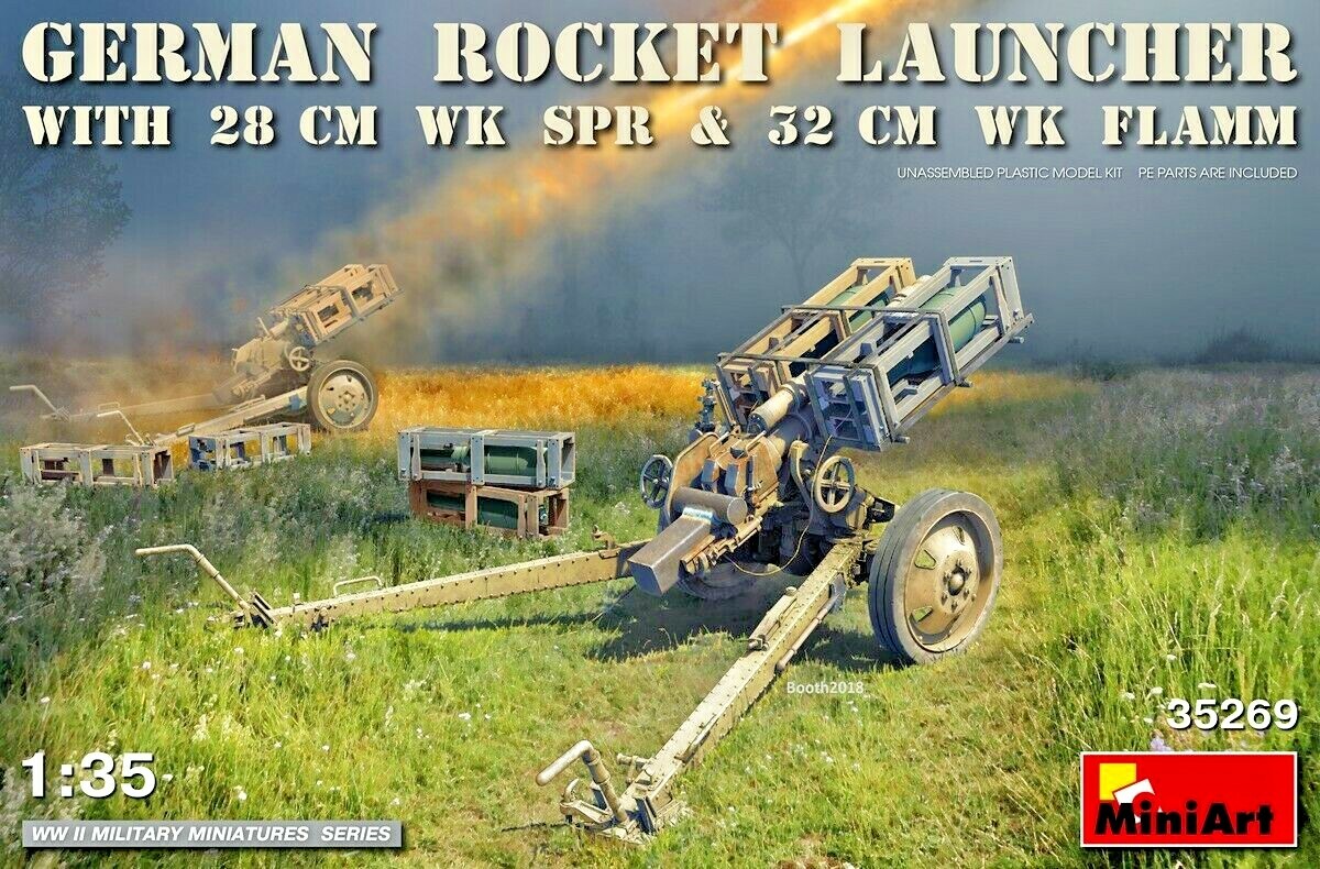 Miniart 35269 WWII German Rocket Launcher with 28cm WK SPR 1/35 Scale ...