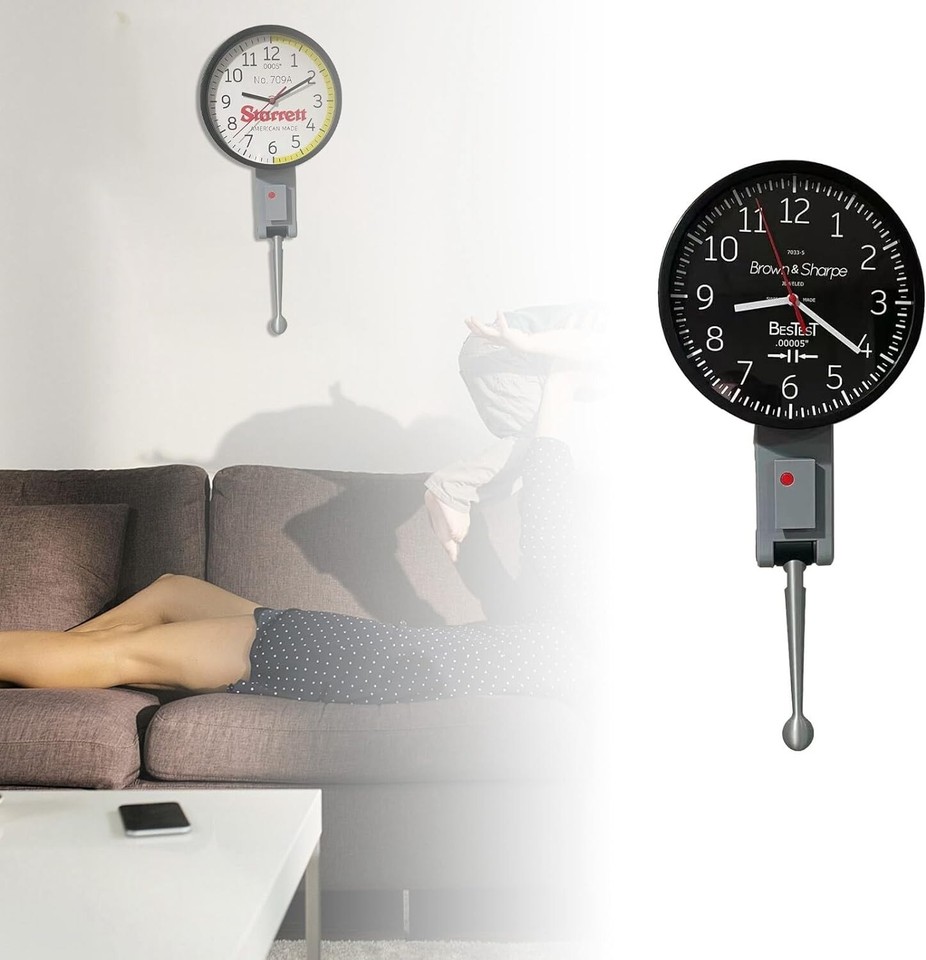 Dial Indicator Wall Clock Great Gift Dial Wall Clock For Mechanical ...