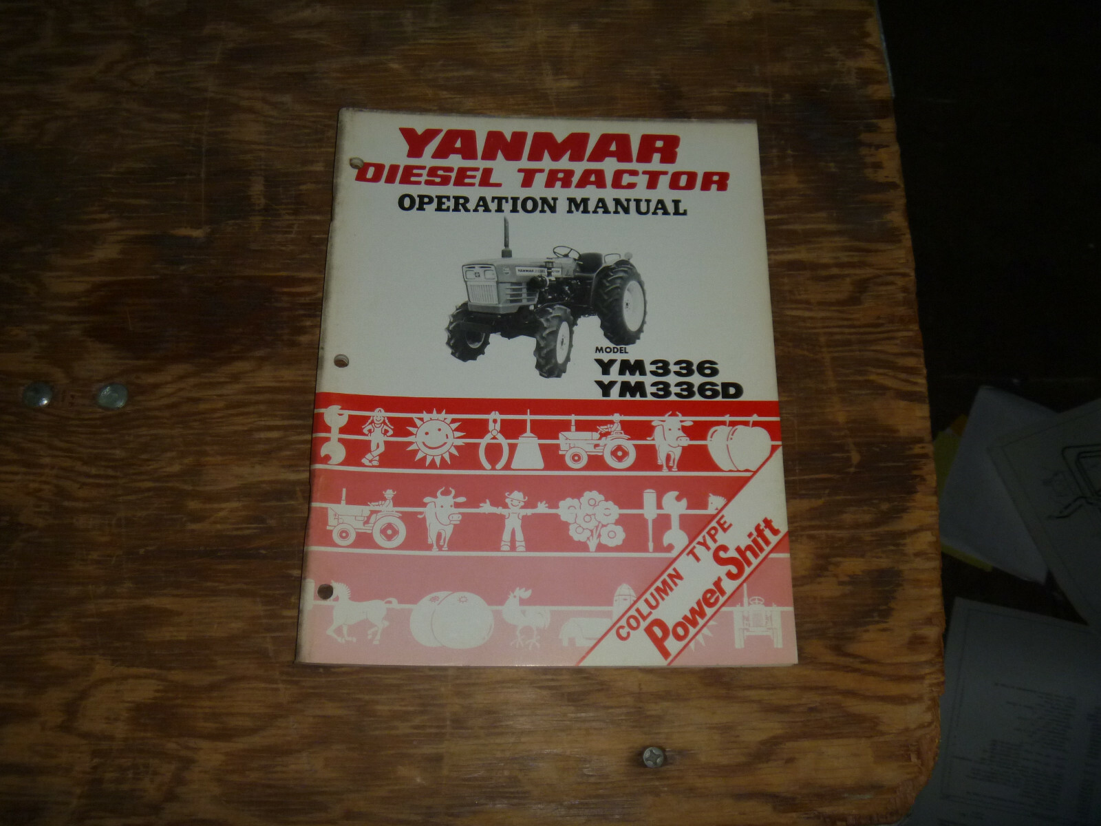 Yanmar YM336 YM336D Diesel Tractor Powershift Owner Operator ...