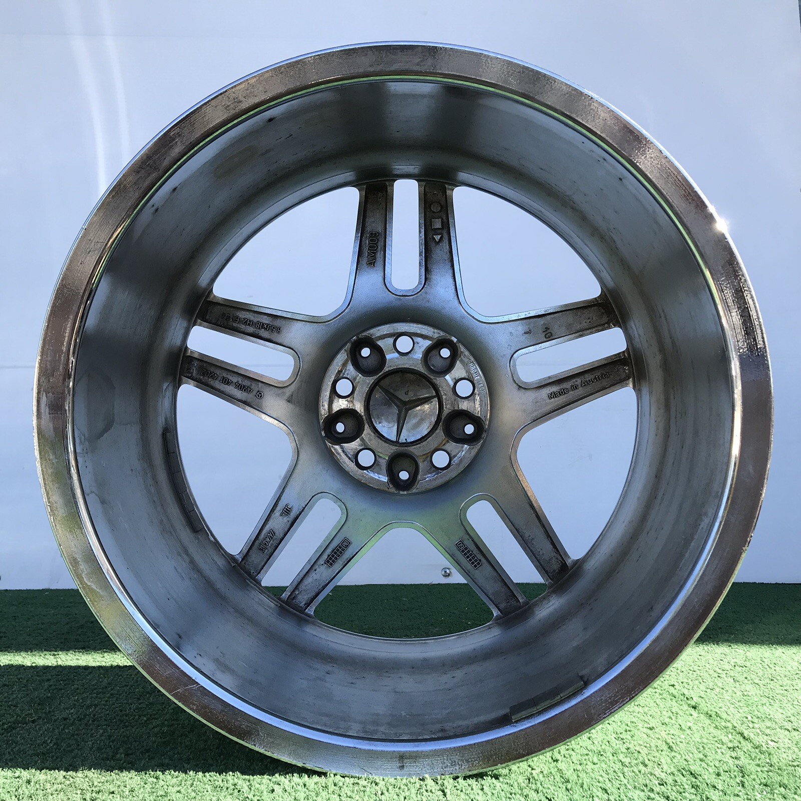 MERCEDES BENZ C300 C350 AMG 18" GENUINE FACTORY 0EM WHEEL RIM REAR ...