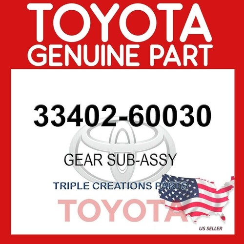 GENUINE Toyota 33402-60030 GEAR SUB-ASSY, REVERSE IDLER 3340260030 OEM ...