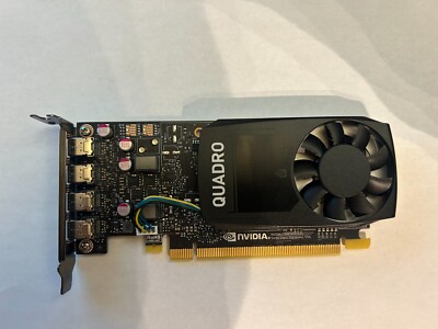 NVIDIA Quadro P1000 4GB 128-bit GDDR5 Graphics Card/ 4*Mini DP/ Short ...