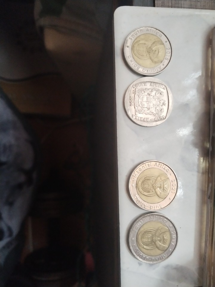 Rare South African Nelson Mandela R5 Coins Lots Of 4 coins | eBay