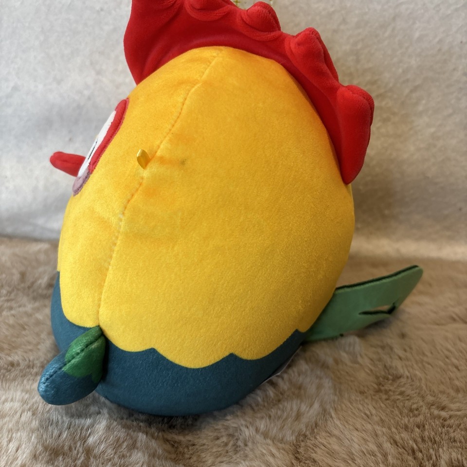 Disney Squishmallow Heihei Rooster 8" Soft Moana Crazy Chicken Plush ...