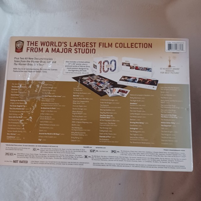 Best of Warner Bros.: 100 Film Collection (DVD, 2013, 55-Disc Set) for ...