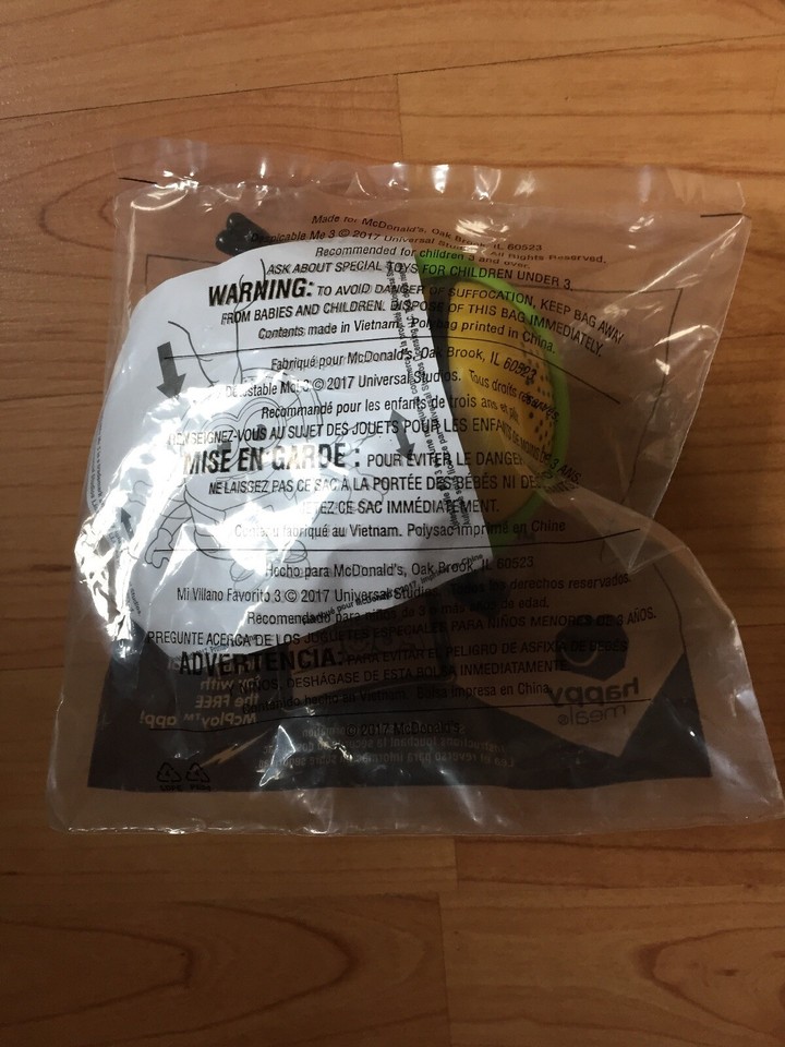 2017 MCDONALD'S DESPICABLE ME 3 HAPPY MEAL TOY #3 - GROOVIN' MINION ...