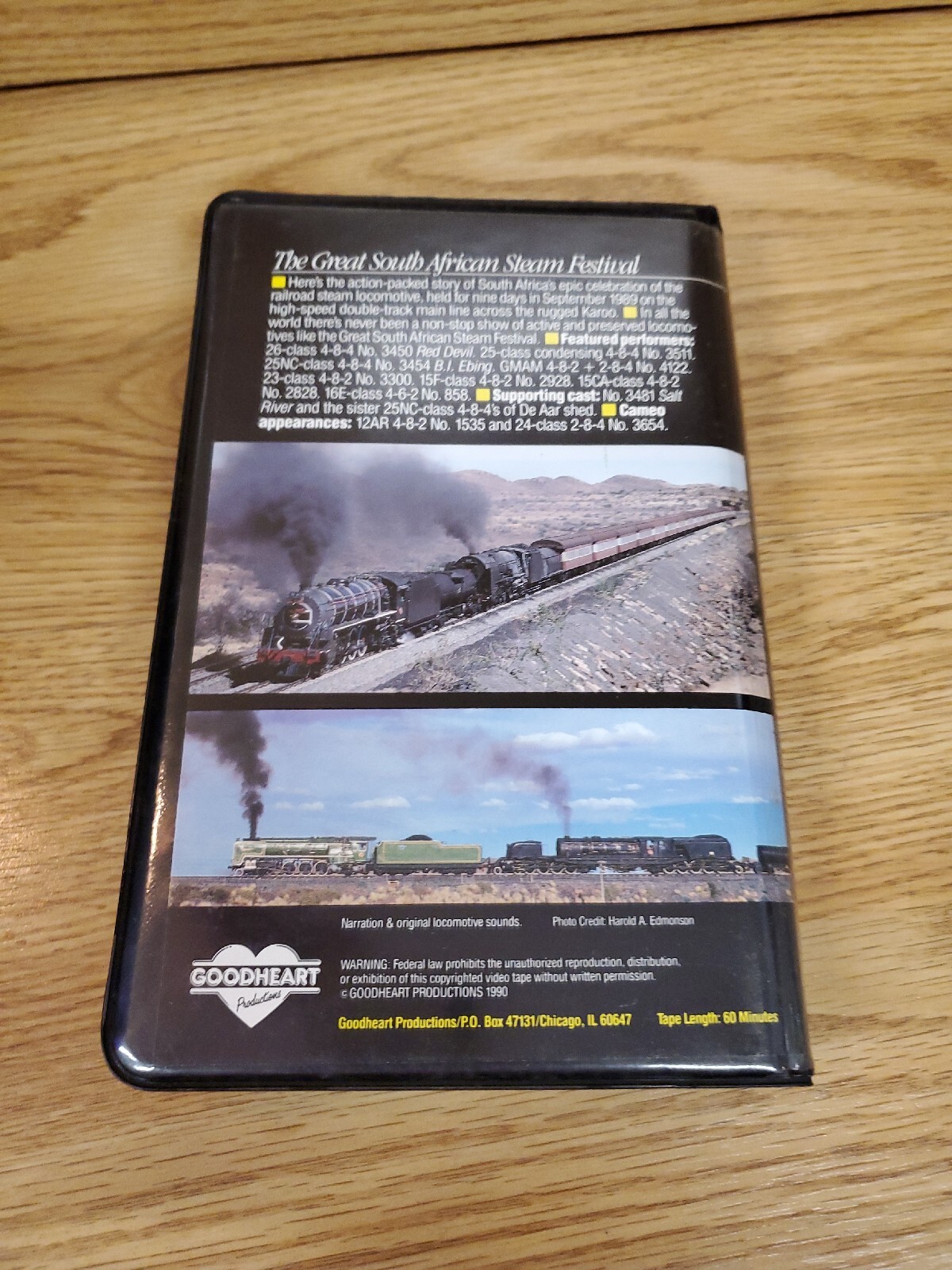 Goodheart Railroad Train VHS The Great South African 1989 Steam ...