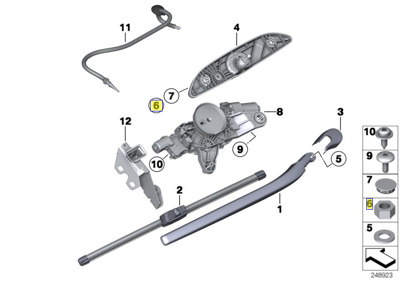 BMW 13 mm Hex-Head Plain Nut M8 x 1.25 mm 07119905515 New Genuine | eBay