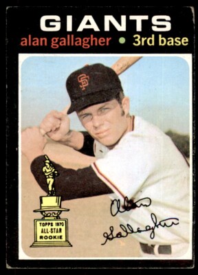 1971 Topps Alan Gallagher Rookie . San Francisco Giants #224 | eBay