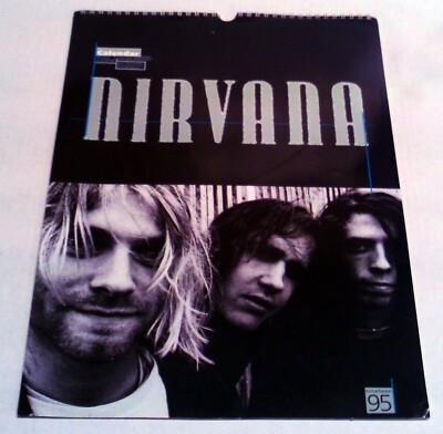Vintage 1995 Nirvana 16 X 12" Collectable Wall Calendar | eBay