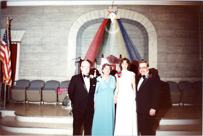 Vintage 1980s Found Photo - Order Of Eastern Star Formal Award Ceremony ...