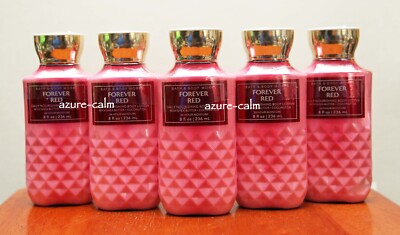Bath Body Works FOREVER RED 8 ozs Body Lotion x 5 | eBay
