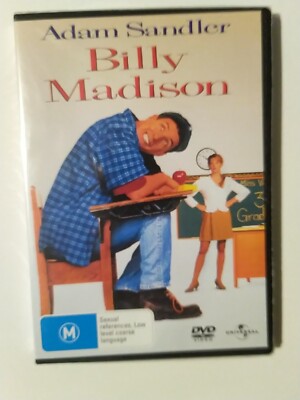 Billy Madison (DVD 1995) Adam Sandler, Bridgette Wilson, Bradley ...