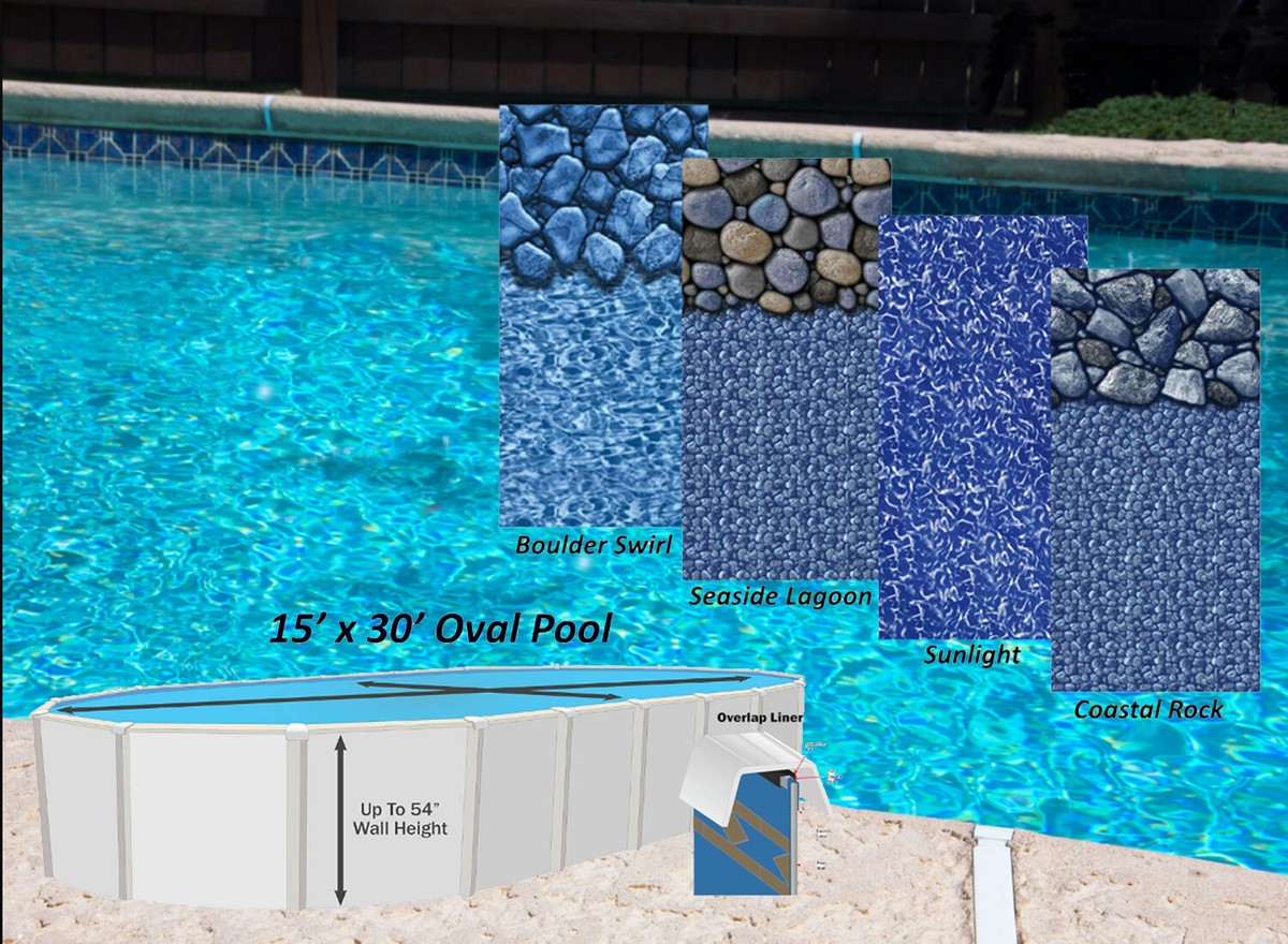 15x30 Above Ground Pool Morada 24' X 54" Round Swimming Pool | Above