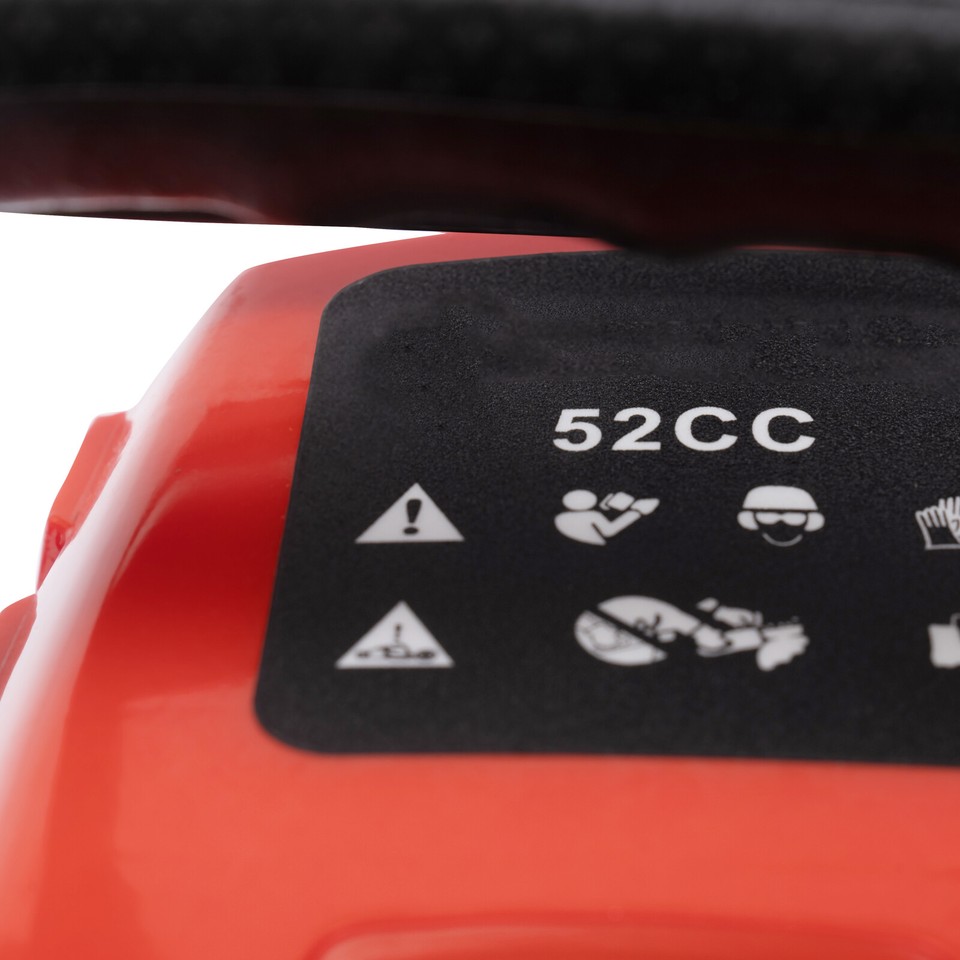 52CC 20" Gasoline Chainsaw Powered Wood Cutting Engine Gas Chain Saw ...