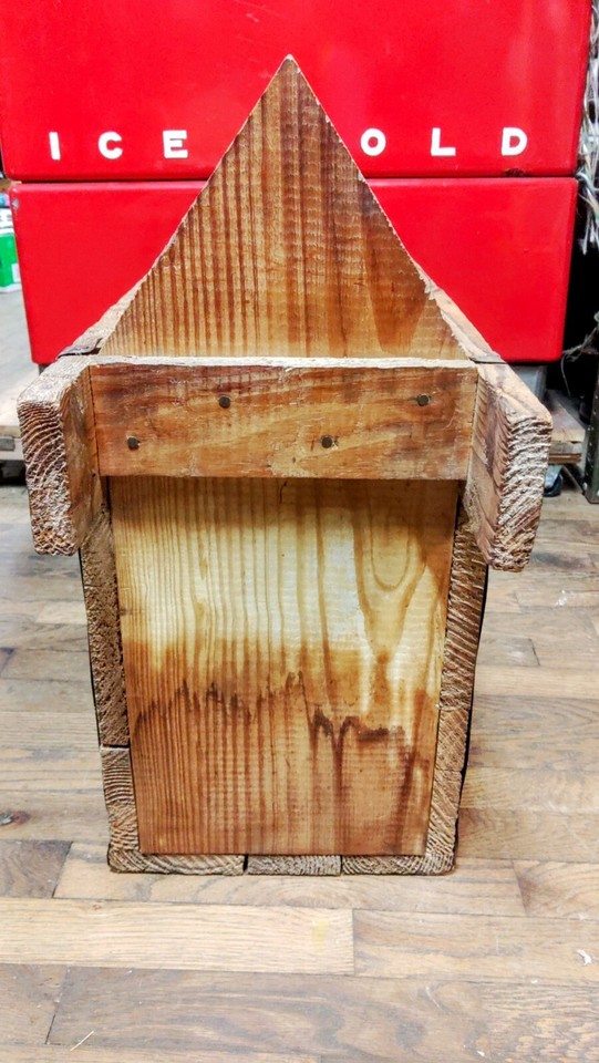 Antique Wood Automotive Advertising Crate Vintage Delco Light Batteries ...