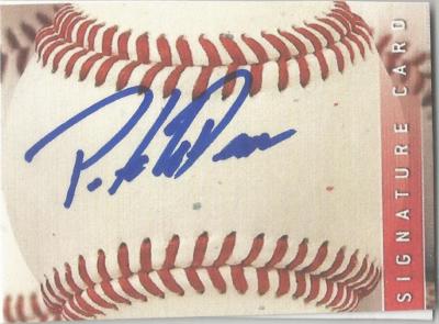 Minnesota Twins PAT DEAN autographed Signature Sweet Spot card | eBay
