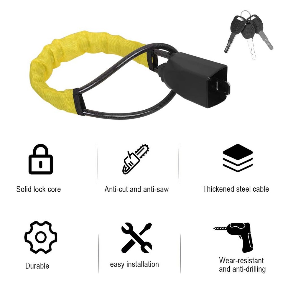 Seat Belt Lock Steering Wheel Lock Car Security Anti-Theft Device with ...