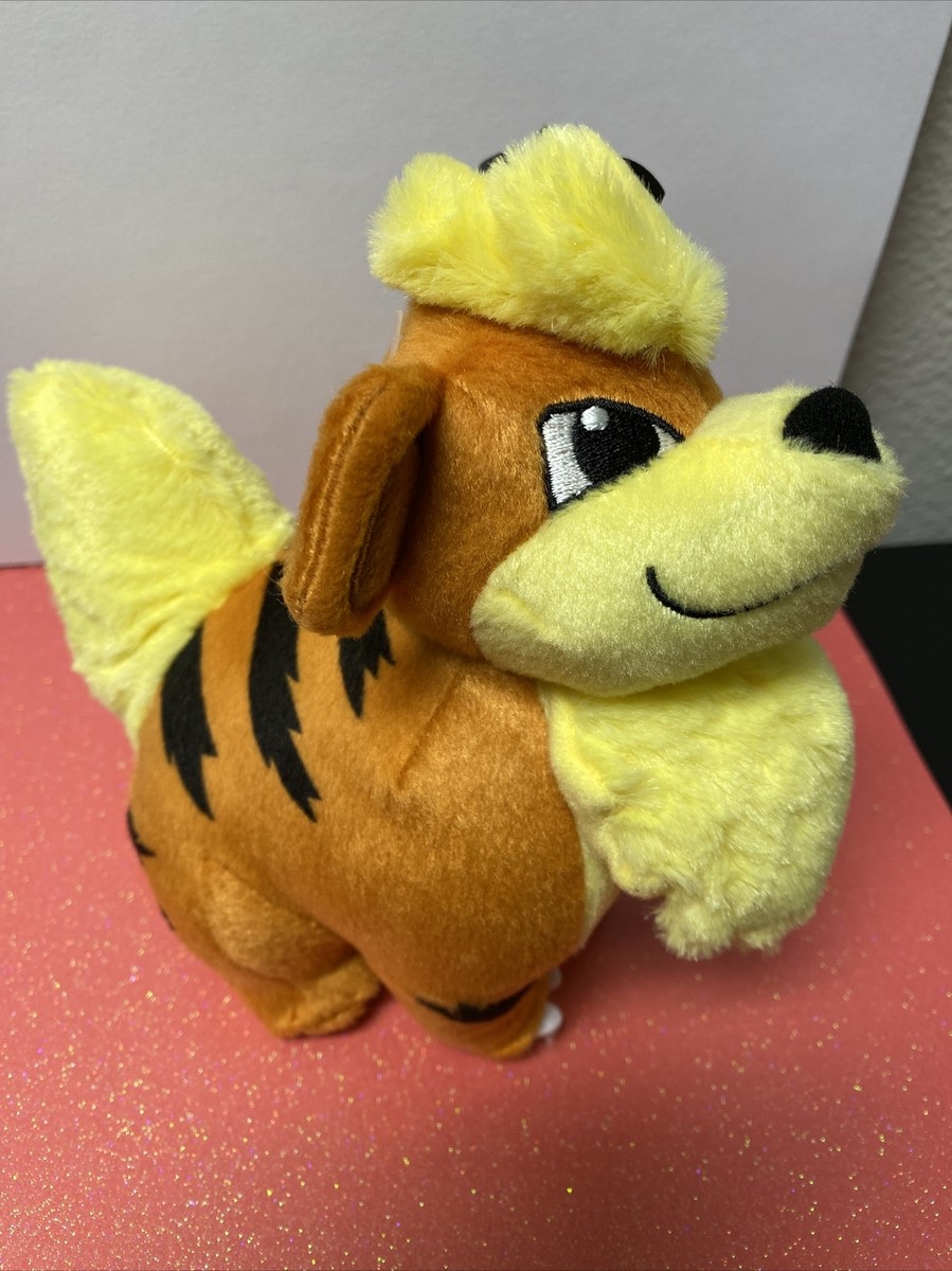 Official Growlithe Pok Plush Highly Detailed Version Of Pokemon