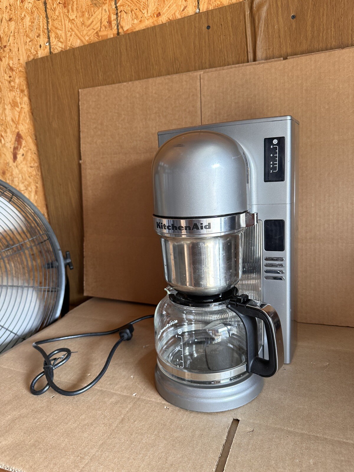 Kitchen Aid Kitchenaid KCM0802 Pour Over Drip 8 Cup Coffee Maker Silver ...