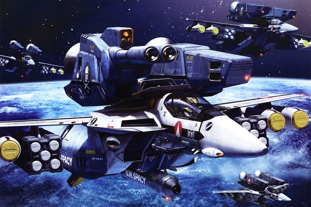 Macross Robotech Fight Skull Squad Animation Poster print 14"x20" | eBay