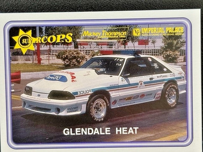 VRHTF NHRA VTG RARE VERY COOL SUPER COPS "GLENDALE HEAT" DRAG RACING ...
