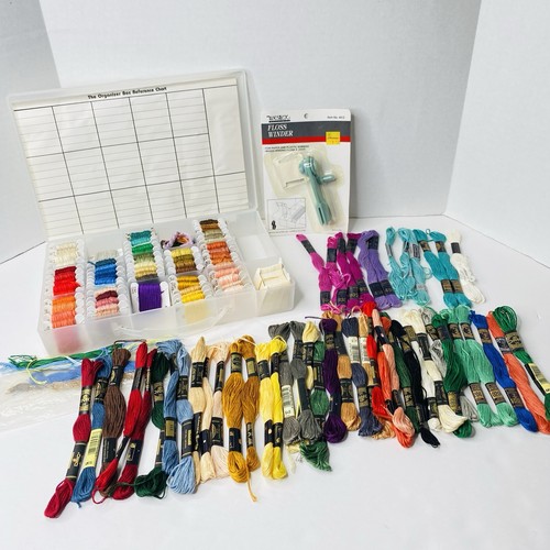Embroidery Floss Lot 115 DMC Coats & Clark Anchor Peri Lusta Various ...