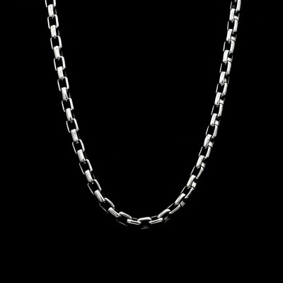 PT950 Heavy Rolo Link Platinum Chain 52 Gram Mens Necklace 22 Inches 3. ...