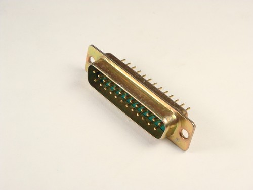 M24308/24-9F Cinch D Sub Connector Plug Vertical PCB Mount 25 Position ...