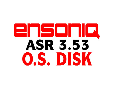 ENSONIQ ASR SERIES ASR10 ASR88 ASRX OPERATING SYSTEM OS DISK 3.53 ...
