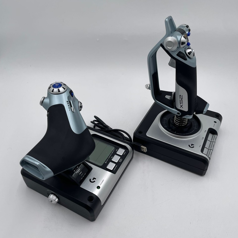 Logitech G X52 Hotas Flight Control System Black-White 726597352352| eBay