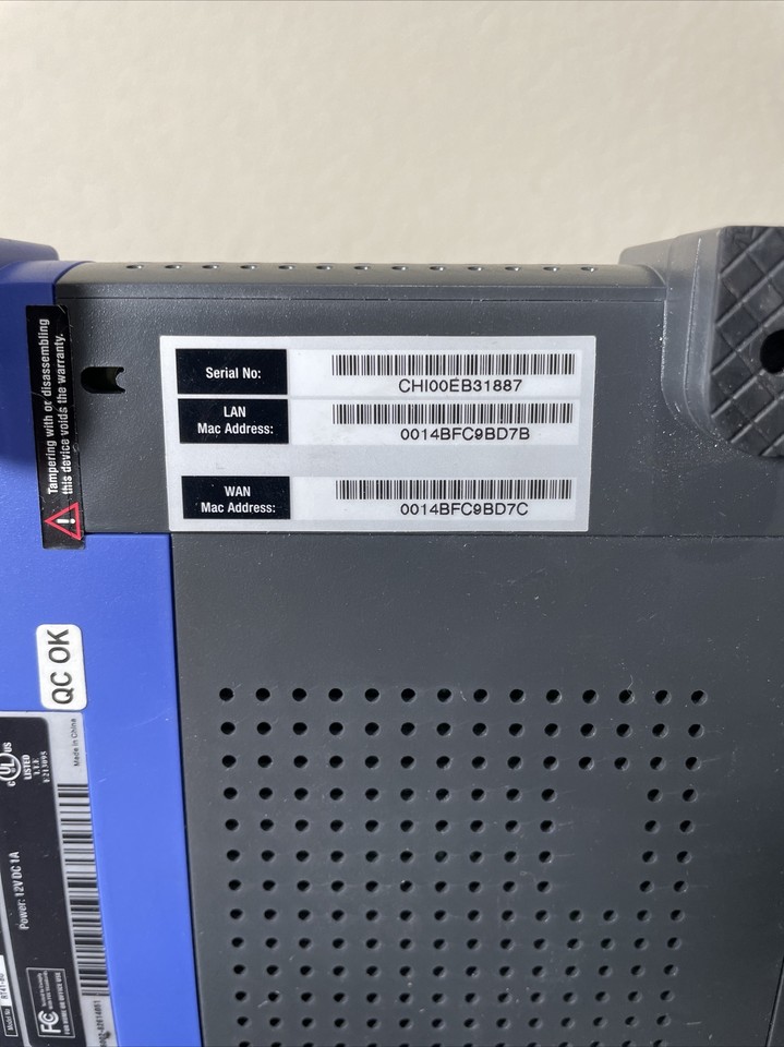 Linksys Wire Broadband Router RT41-BU Cable/DSL With 4-Port Switch ...